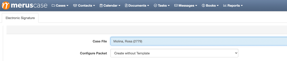 Integration with DocuSign: Electronic Signature in MerusCase – MerusCase