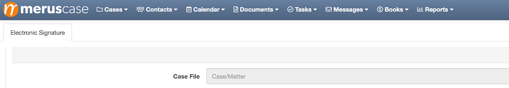 Integration with DocuSign: Electronic Signature in MerusCase – MerusCase